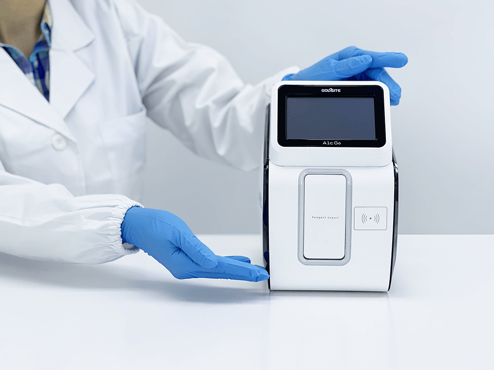 Lab Quality HbA1c POCT Boronate Affinity Chromatography Analyzer A1c Go ...